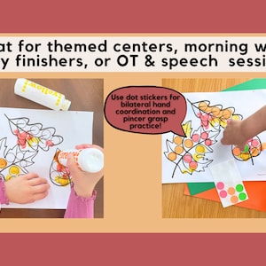 Fall Dot Marker Prek Worksheets Simple Homeschool Morning Worksheets ...