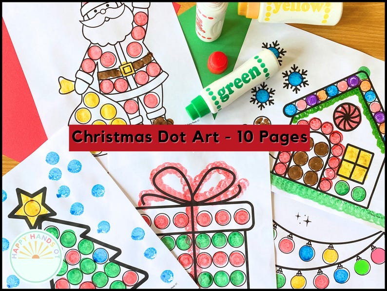 PRINTABLE BUNDLE: Christmas Preschool Fine Motor Simple Homeschool ...