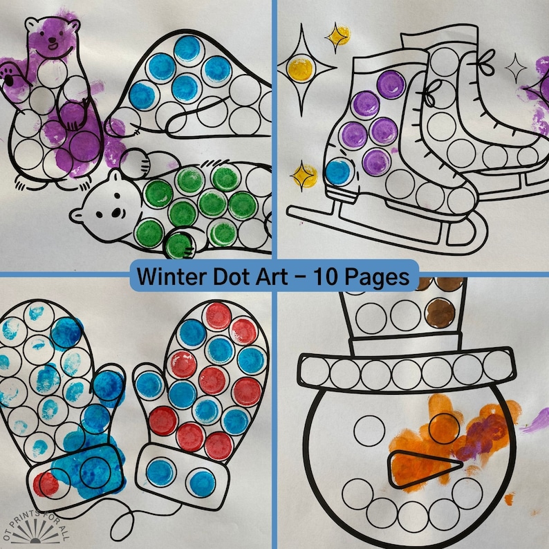 BUNDLE Winter Preschool Worksheets for Kids Preschool Tracing ...