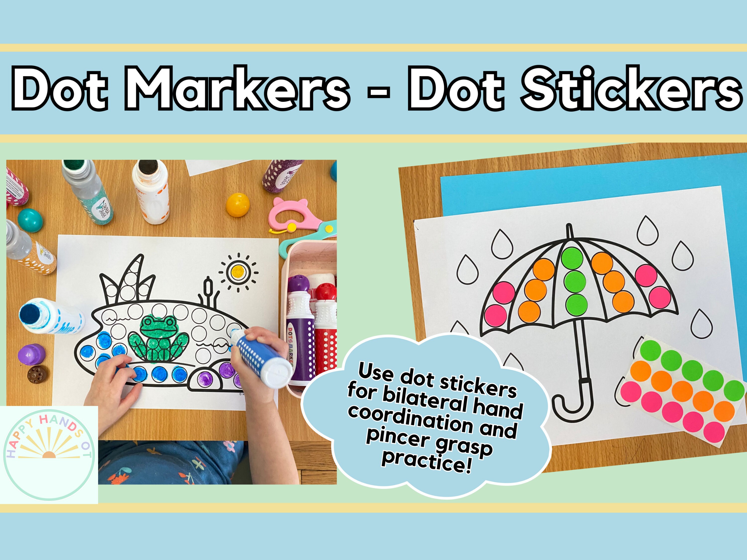 Spring Dot Art Printable Preschool Spring Worksheets for Kids Classroom ...