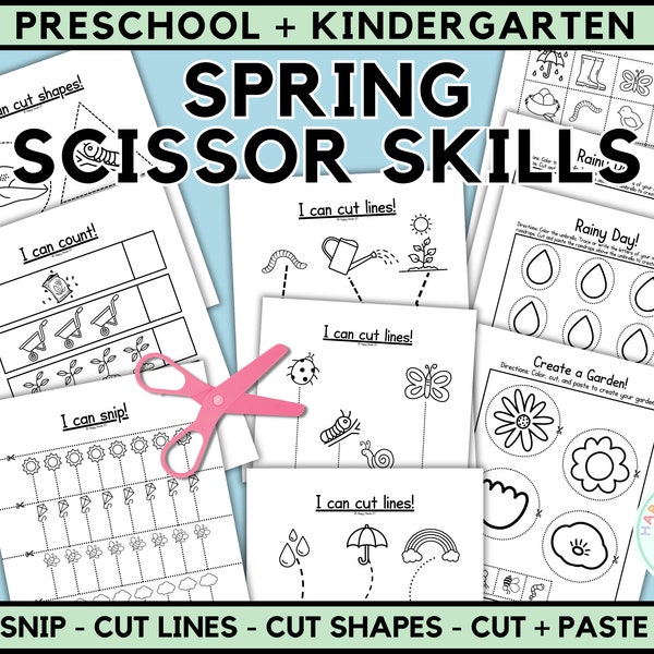 Preschool Worksheets - Etsy