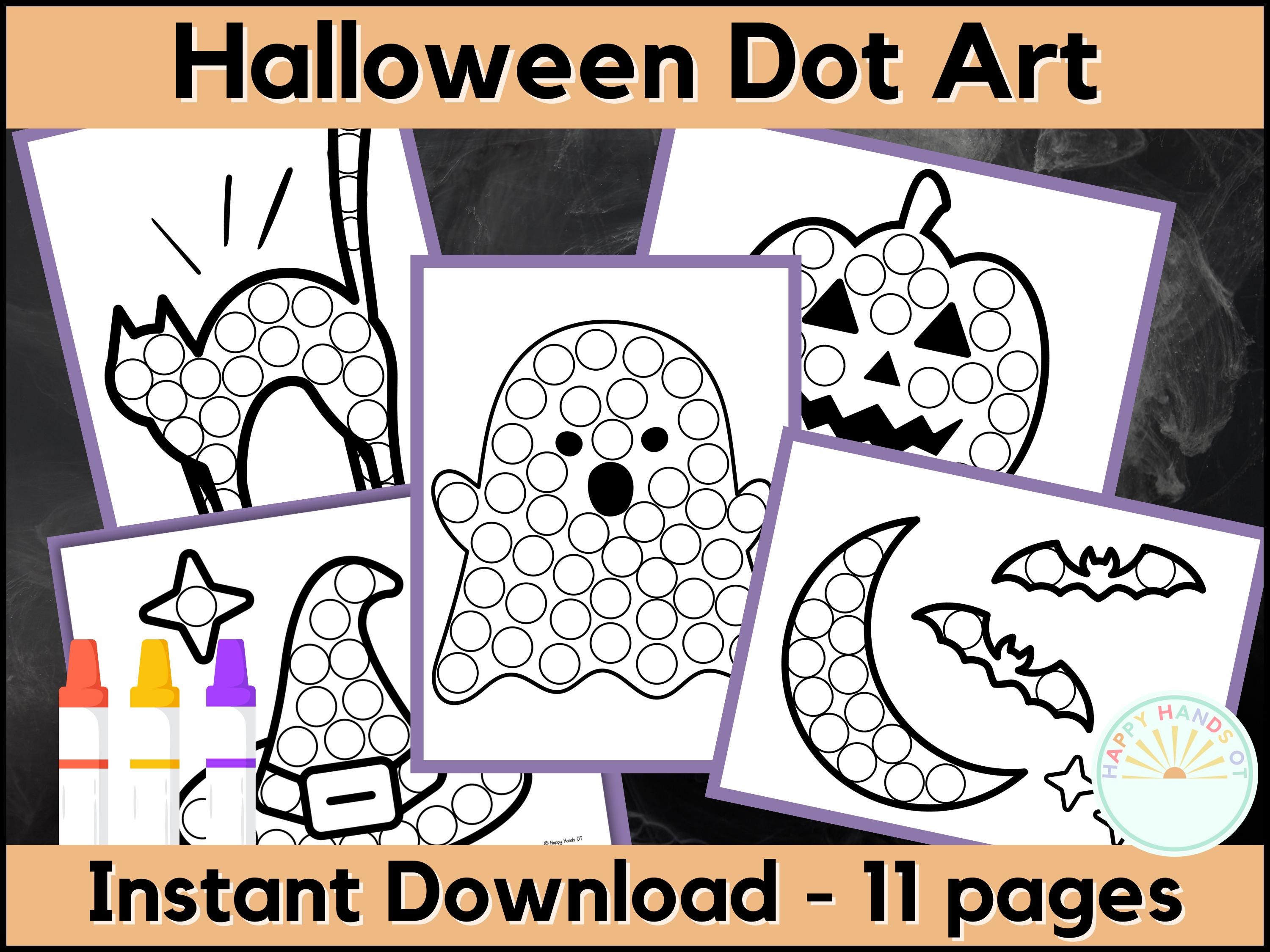 Halloween Dot Marker Printable Halloween Kids Activity Simple ...