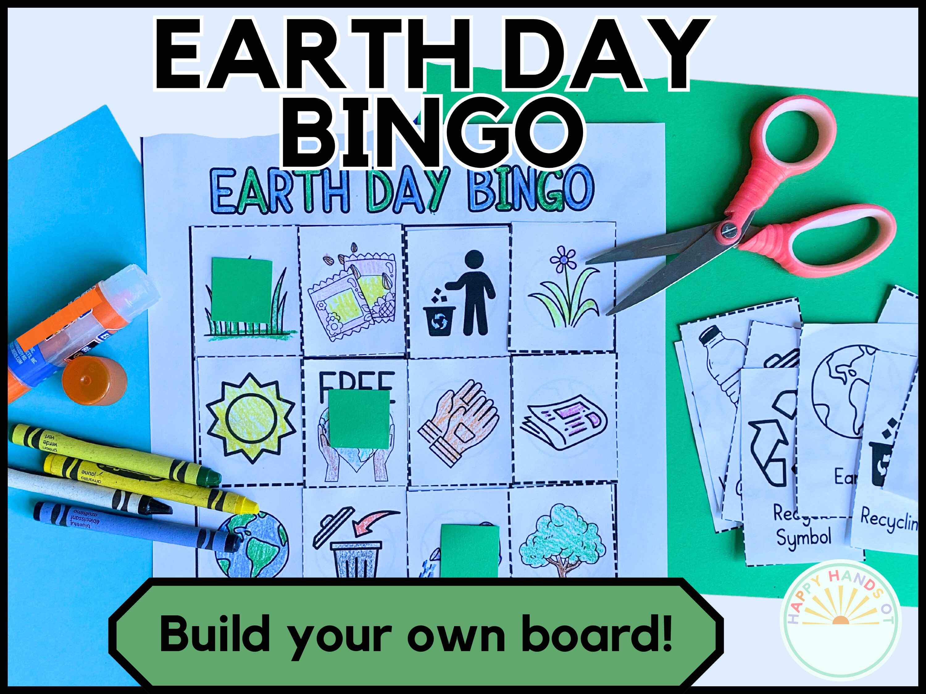 Earth Day Bingo Printable Earth Day Kids Make Your Own Bingo Cards ...