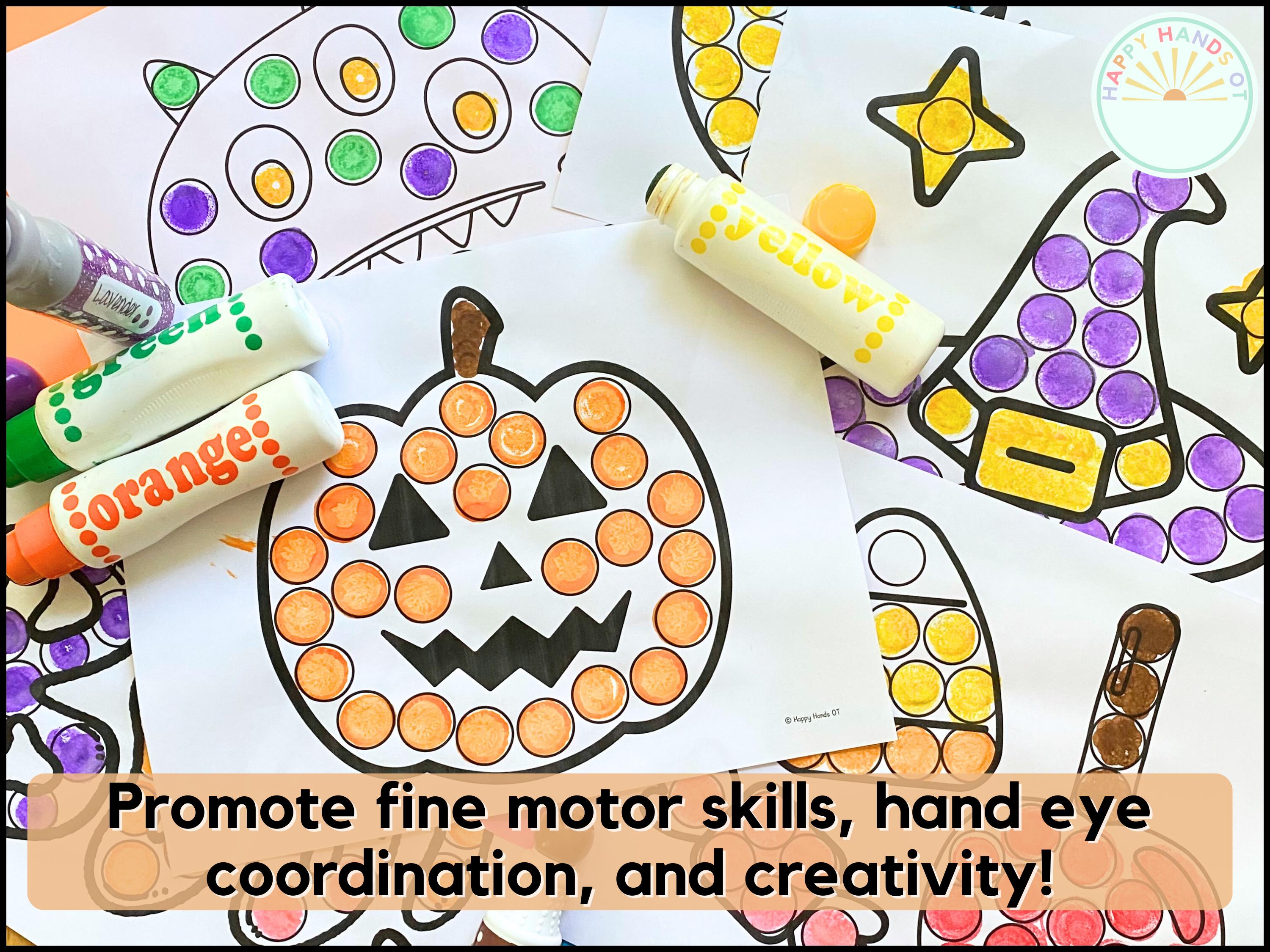 Halloween Dot Marker Printable Halloween Kids Activity Simple ...