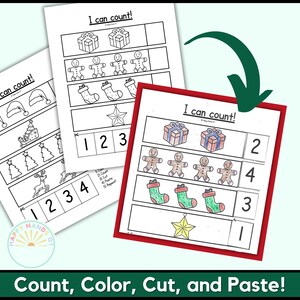 PRINTABLE BUNDLE: Christmas Preschool Fine Motor Simple Homeschool ...