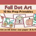 Fall Dot Marker Prek Worksheets Simple Homeschool Morning Worksheets ...