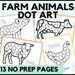 Arctic Animals Preschool Dot Marker Printable Arctic Animals Coloring ...