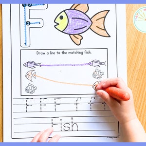 Summer Preschool ABC Tracing Worksheet Summer Break Preschool ...