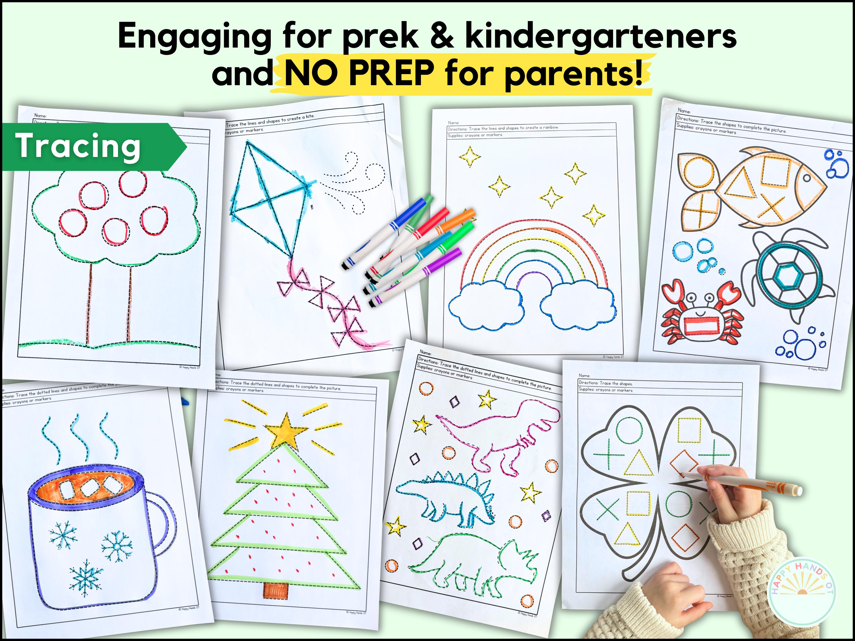 Fine Motor Skills BUNDLE Occupational Therapy Preschool Activities: OT ...