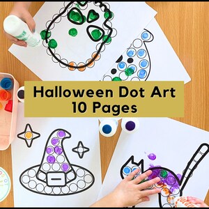 PRINTABLE BUNDLE - Fall Dot Marker Preschool Worksheets Occupational ...