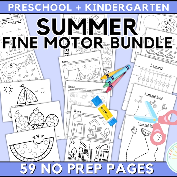 Preschool Worksheets - Etsy