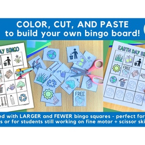 Earth Day Bingo Printable Earth Day Kids Make Your Own Bingo Cards ...