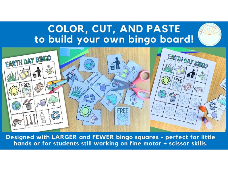 Earth Day Bingo Printable Earth Day Kids Make Your Own Bingo Cards ...