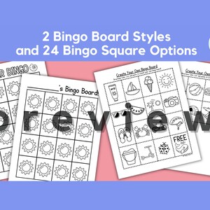 Summer Vacation Bingo Activity for Kids Summer Bingo Scissor Skill ...