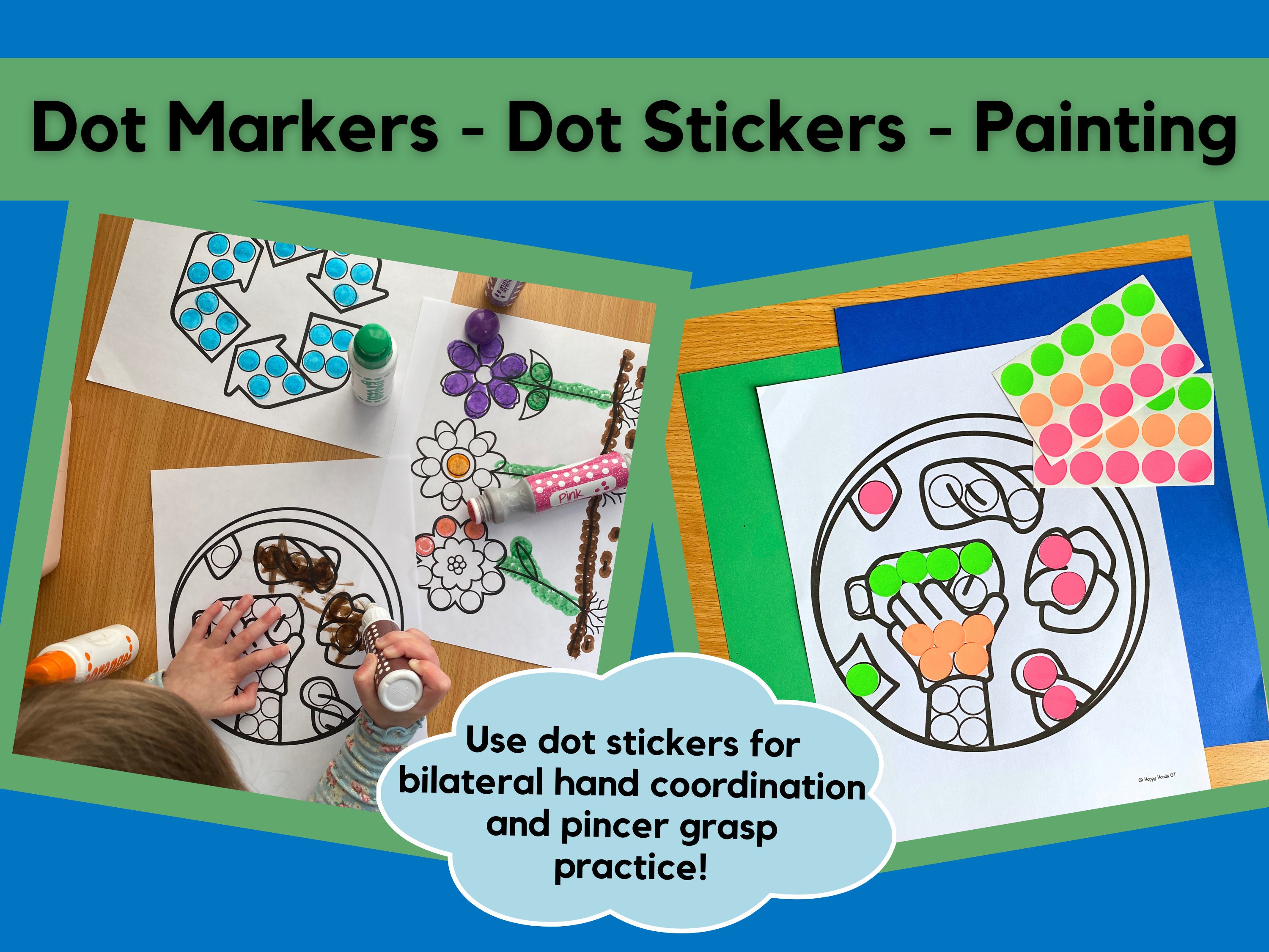 Earth Day Dot Art Printable Earth Day Coloring Pages Earth Day Kids ...