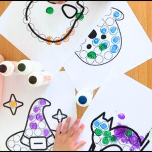 Halloween Dot Marker Printable Halloween Kids Activity Simple ...