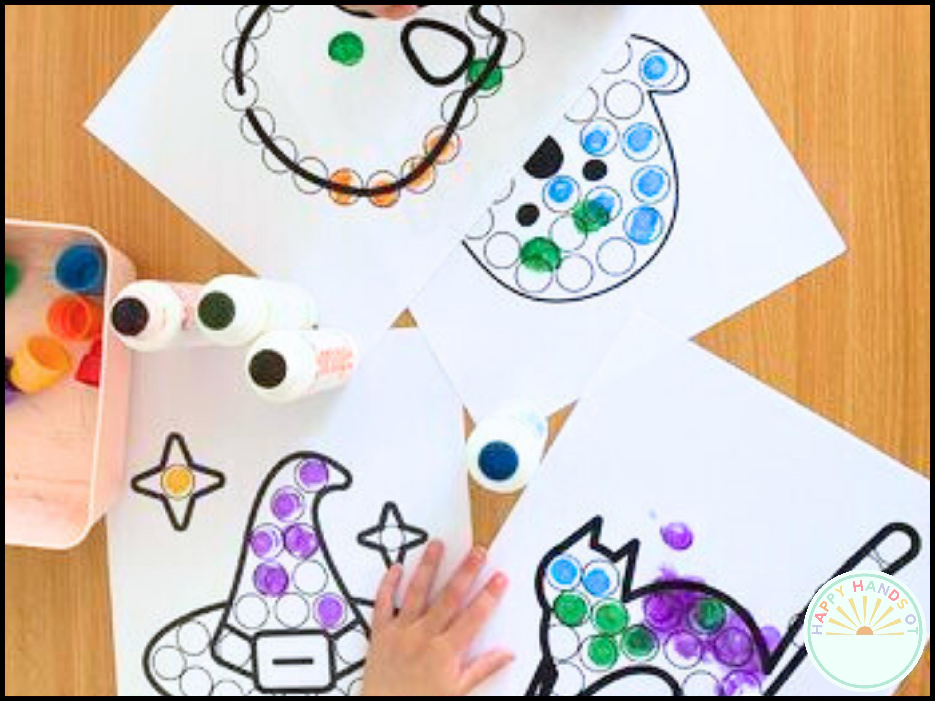 Halloween Dot Marker Printable Halloween Kids Activity Simple ...