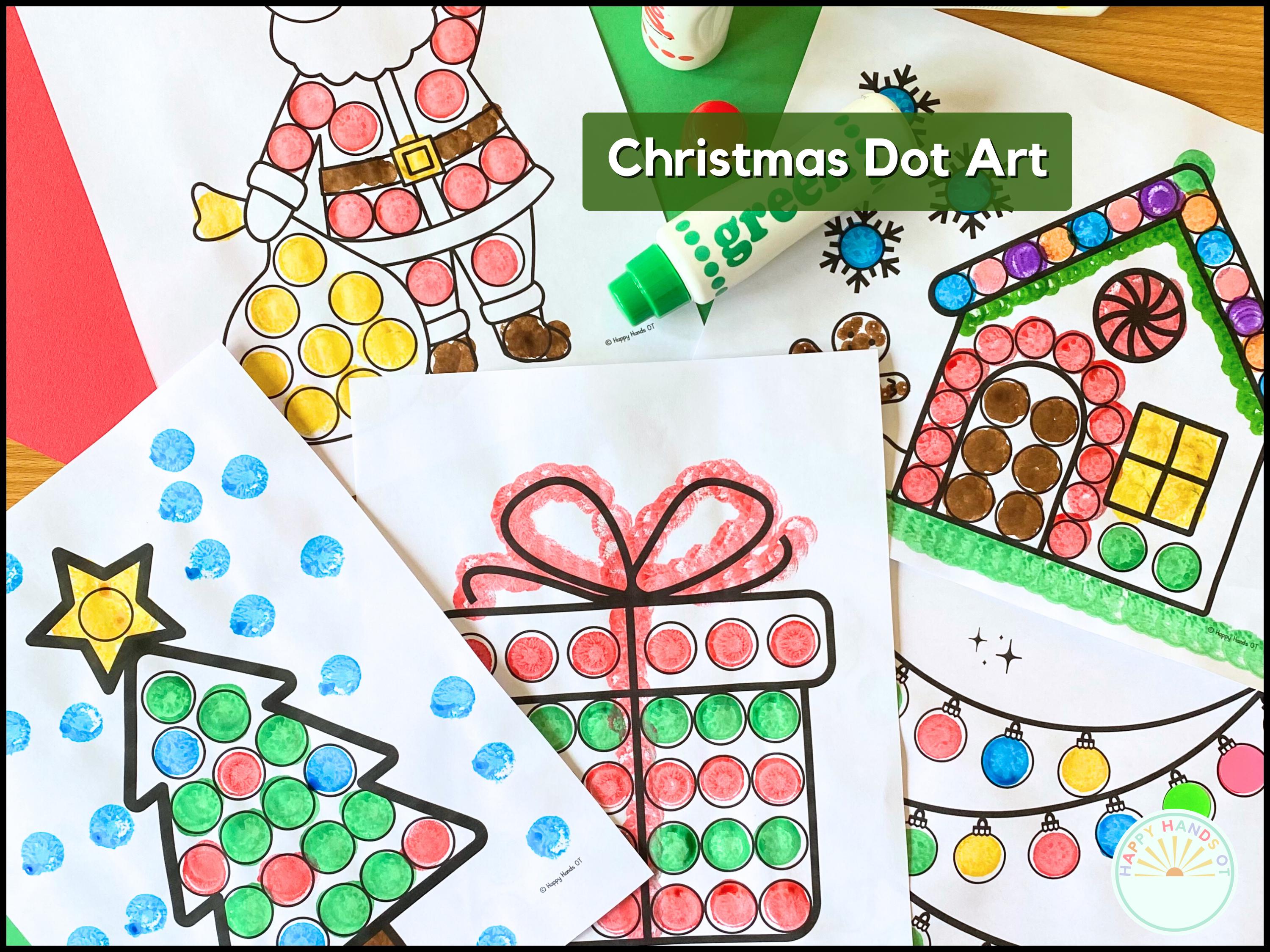 Dot Marker Activity - Toddler Thanksgiving Christmas and Winter ...