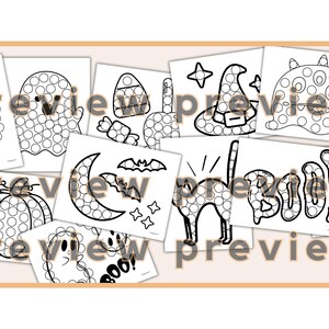 Halloween Dot Marker Printable Halloween Kids Activity Simple ...
