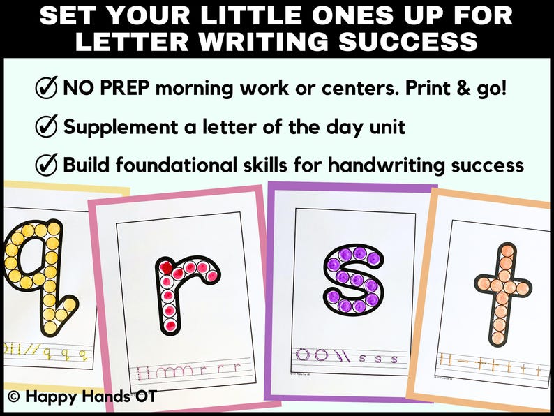 Alphabet Dot Art Preschool Worksheets for Kids ABC Tracing Worksheet ...