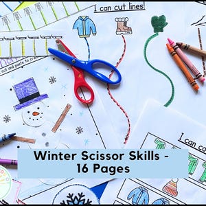 BUNDLE - Winter Preschool Worksheets for Kids Preschool Tracing ...