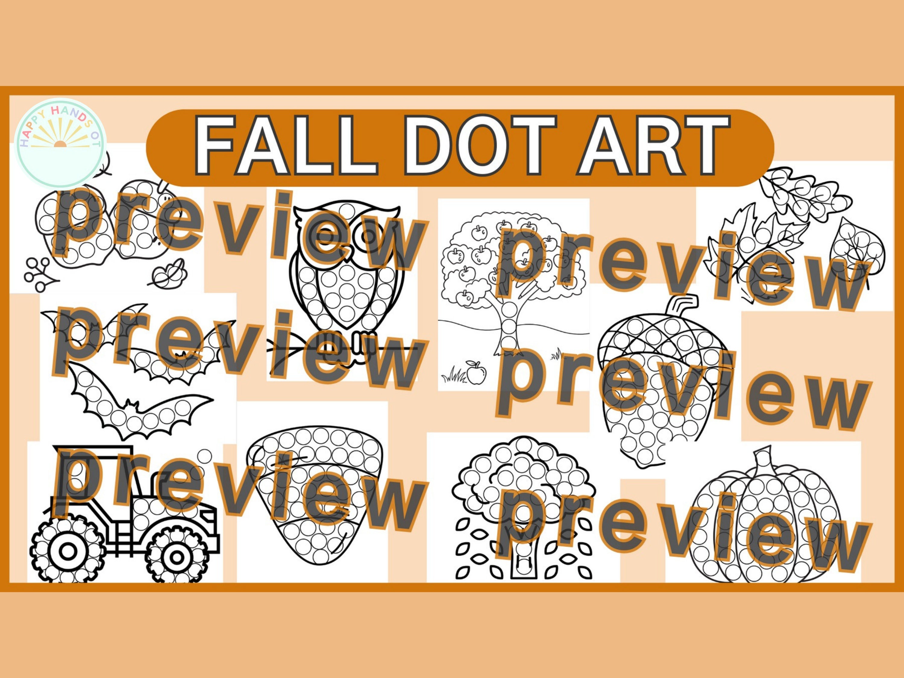 BUNDLE 4 Seasons Dot Art Preschool Worksheets for Kids With Spring ...