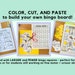 Spring Bingo Cards Make Your Own Bingo Game Spring March Activities Cut ...