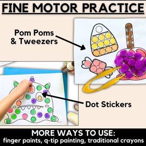 PRINTABLE BUNDLE - Fall Dot Marker Preschool Worksheets Occupational ...