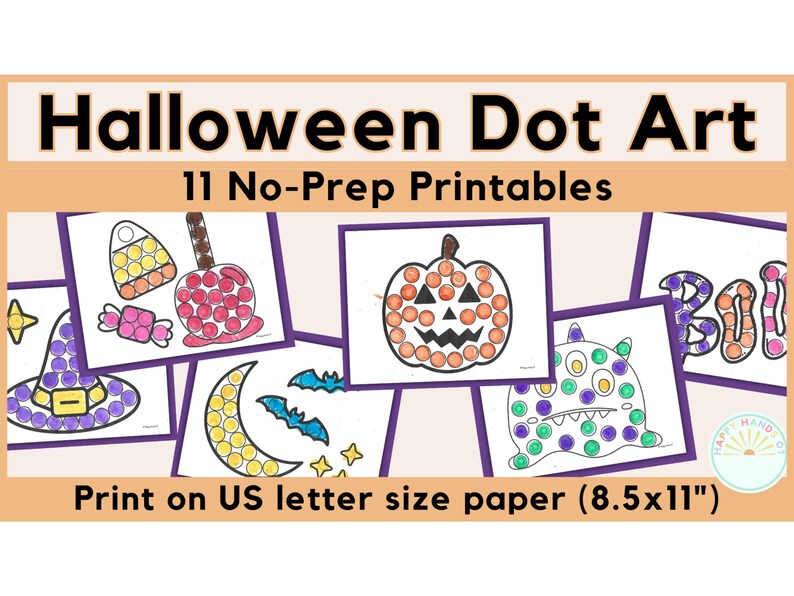 Halloween Dot Marker Printable Halloween Kids Activity Simple ...