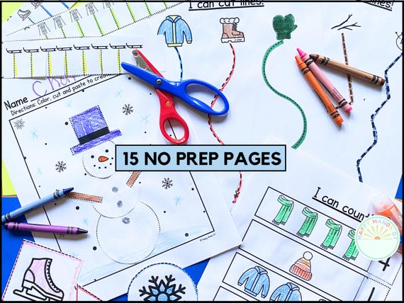 Hojas De Trabajo De Corte Para Habilidades Motoras Finas 10 Ejercicios