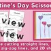 Valentines Day Preschool Worksheets for Kids Scissor Skill Winter ...