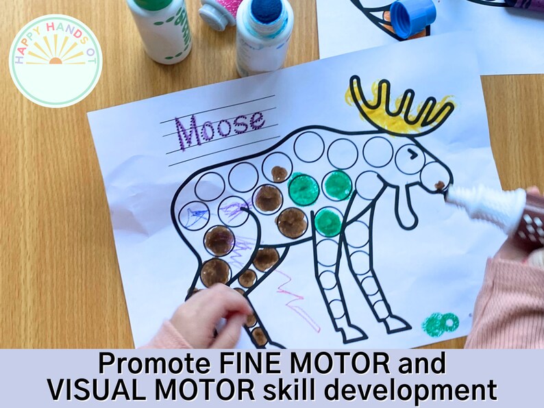 Arctic Animals Preschool Dot Marker Printable Arctic Animals Coloring ...