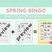 Spring Bingo Cards Make Your Own Bingo Game Spring March Activities Cut ...