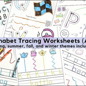 PRINTABLE BUNDLE - Full Year of Fine Motor Preschool Worksheets ...