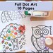 PRINTABLE BUNDLE - Fall Dot Marker Preschool Worksheets Occupational ...