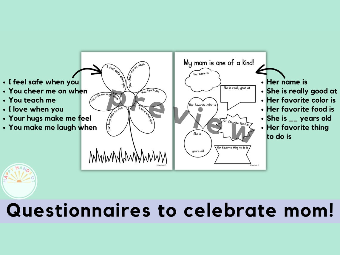 Mothers Day Card From Child Mothers Day Crafts for Preschool Mothers ...