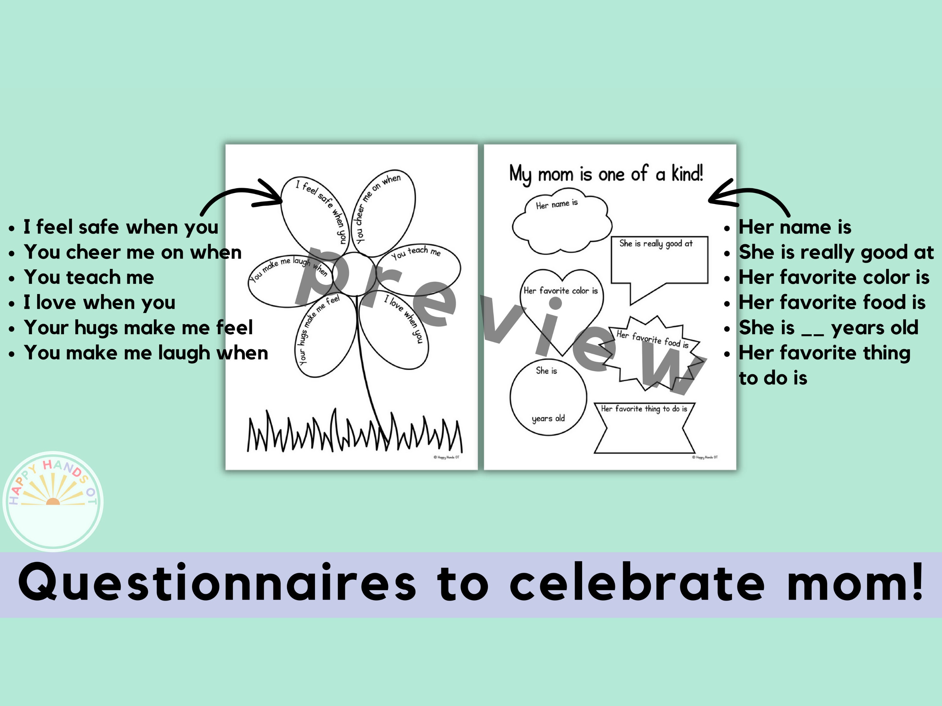 Mothers Day Card From Child Mothers Day Crafts for Preschool Mothers ...