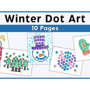 Dot Marker Activity - Toddler Thanksgiving Christmas and Winter ...