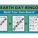 Earth Day Bingo Printable Earth Day Kids Make Your Own Bingo Cards ...
