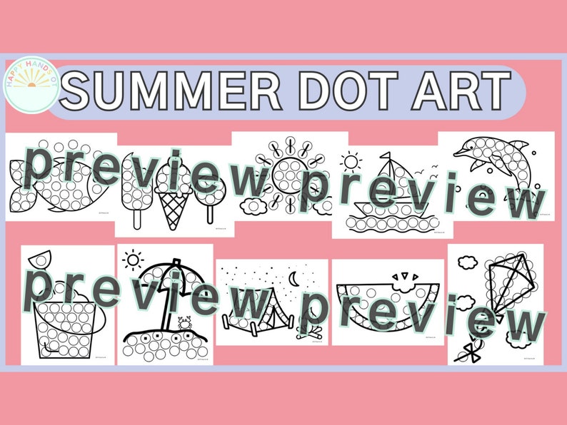 Seasons Dot Marker Activity: Spring Summer Fall Winter Coloring Pages ...