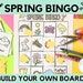 Spring Bingo Cards Make Your Own Bingo Game Spring March Activities Cut ...