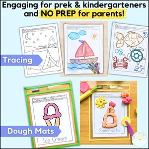 June Occupational Therapy Preschool Fine Motor Skills: Summer Activity ...