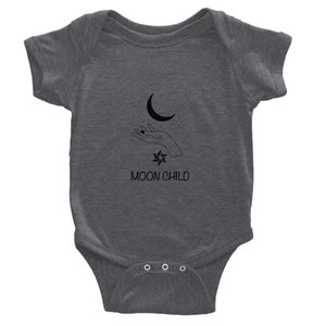 Moon Child Baby Short Sleeve Bodysuit - Etsy