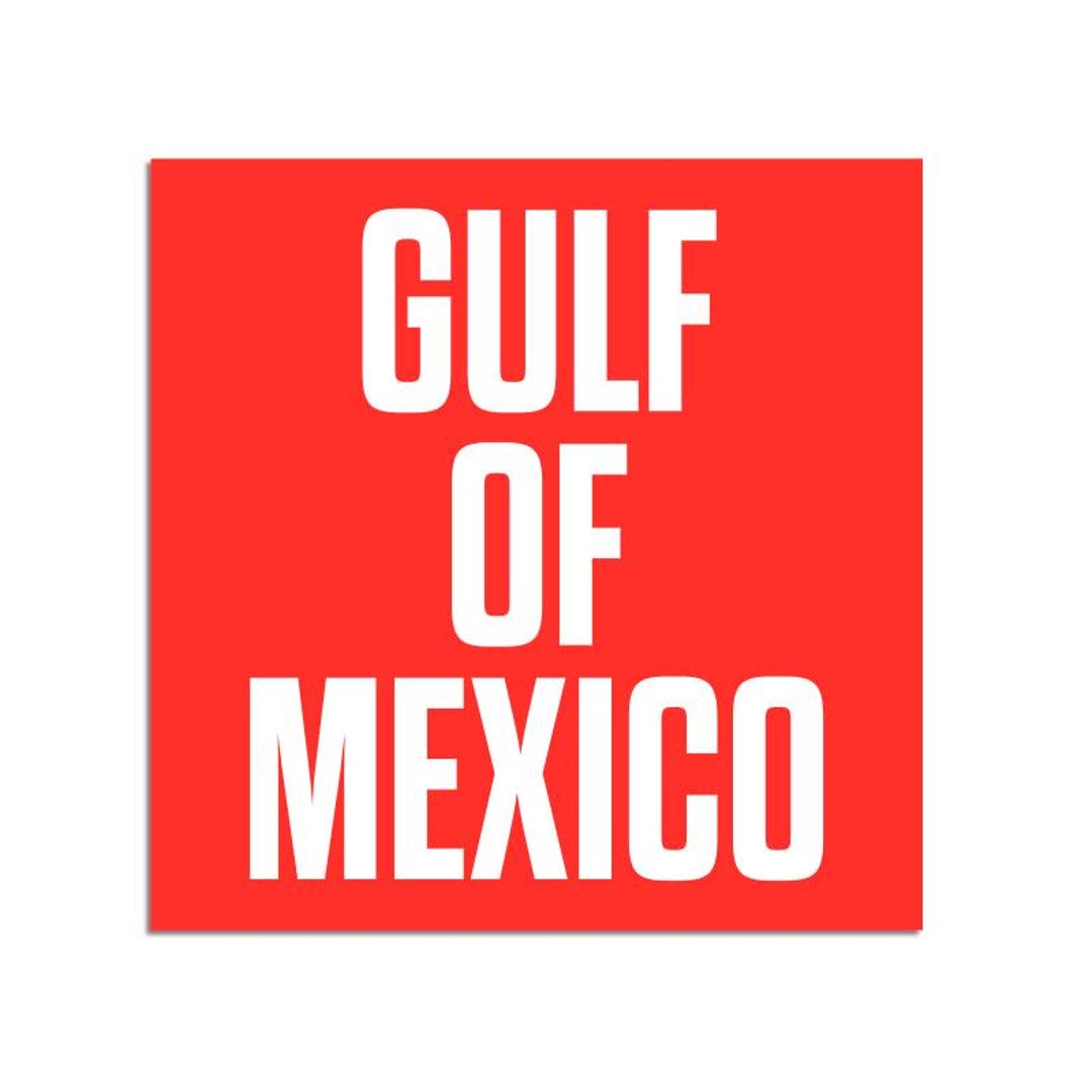 Gulf of Mexico Vinyl Sticker - Waterproof Decal - Etsy