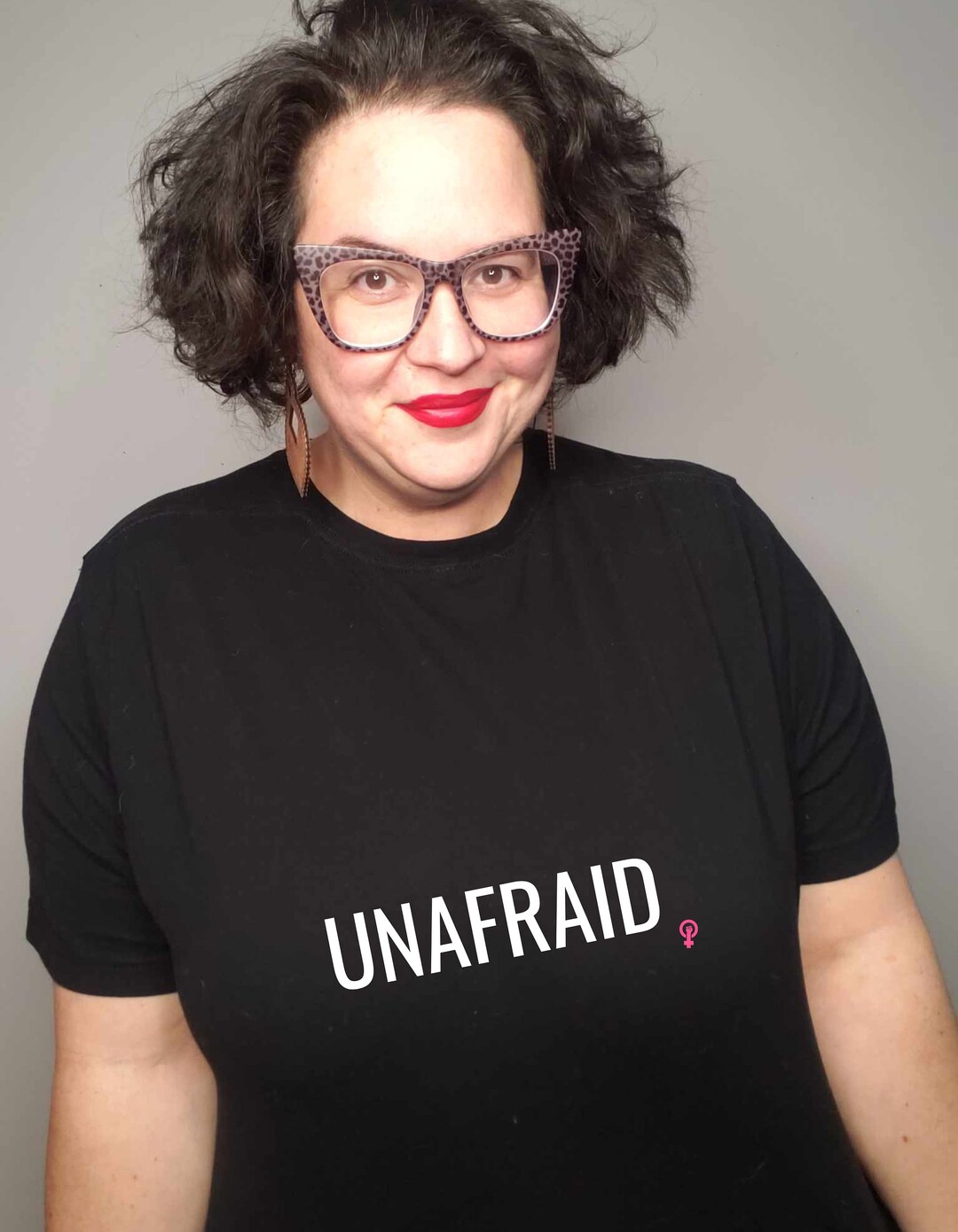 UNAFRAID Female Empowerment Woman's Graphic T-shirt XS-5X Mothers Day ...