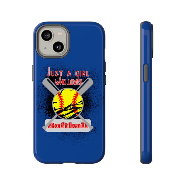 Softball iPhone Case - Etsy