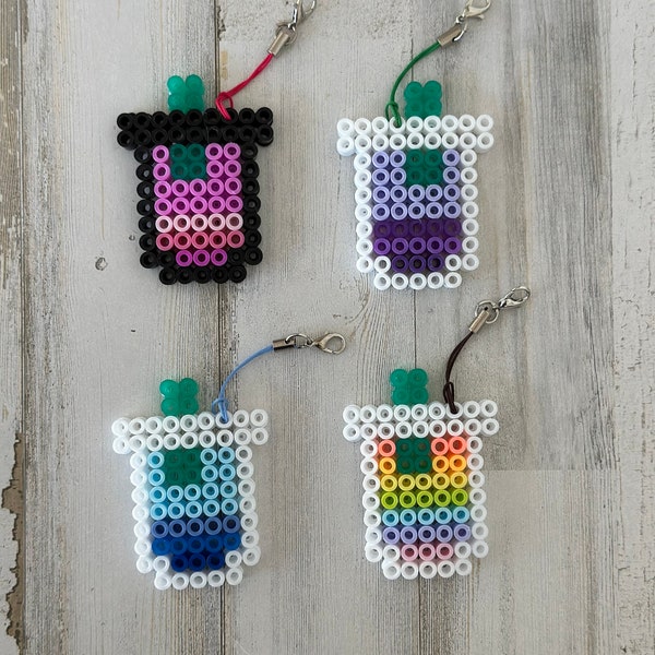 Perler Bead Keychain - Etsy