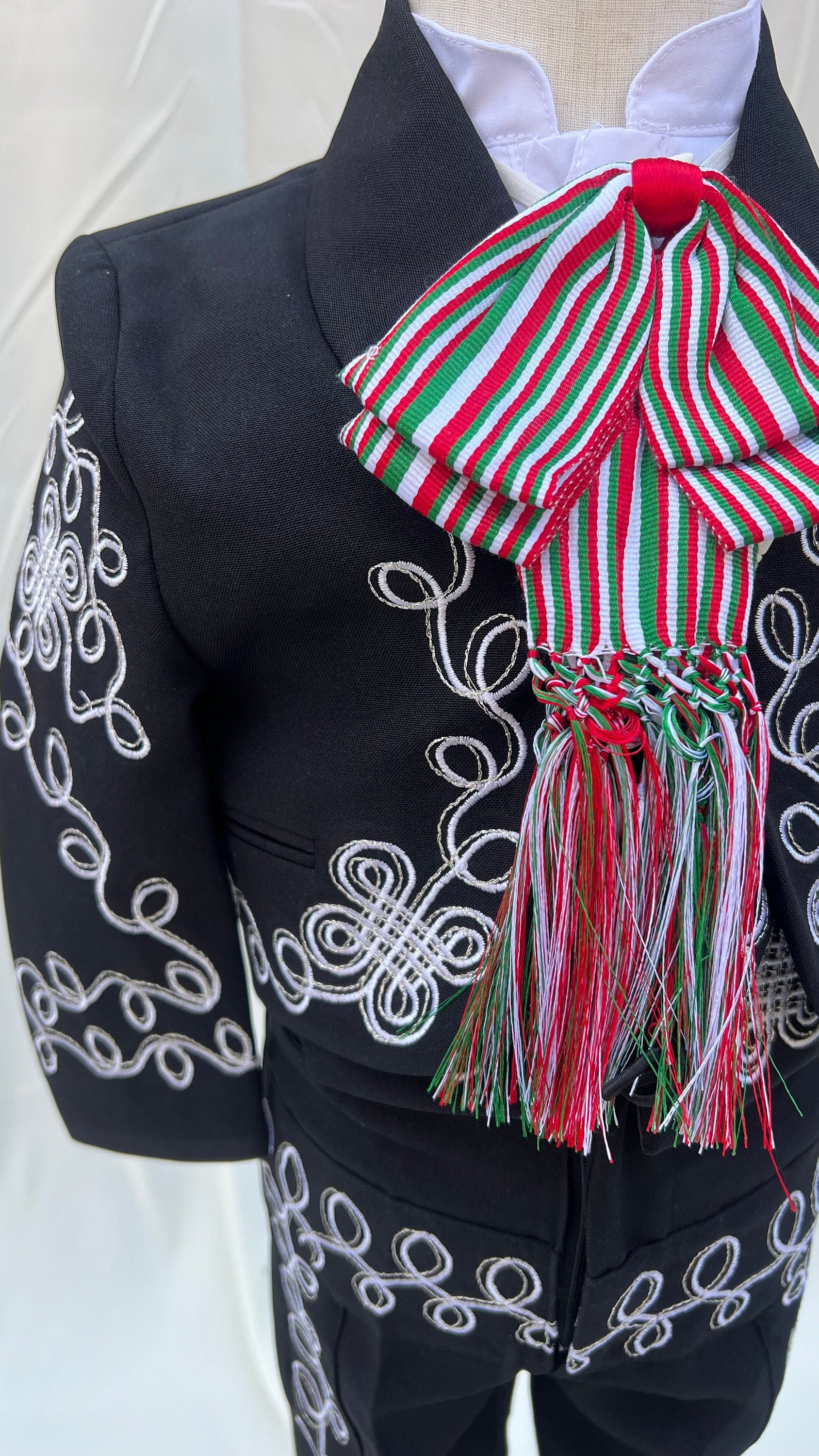 Child Charro Costume, Black Charro Costume, Mariachi Costume, Charro ...