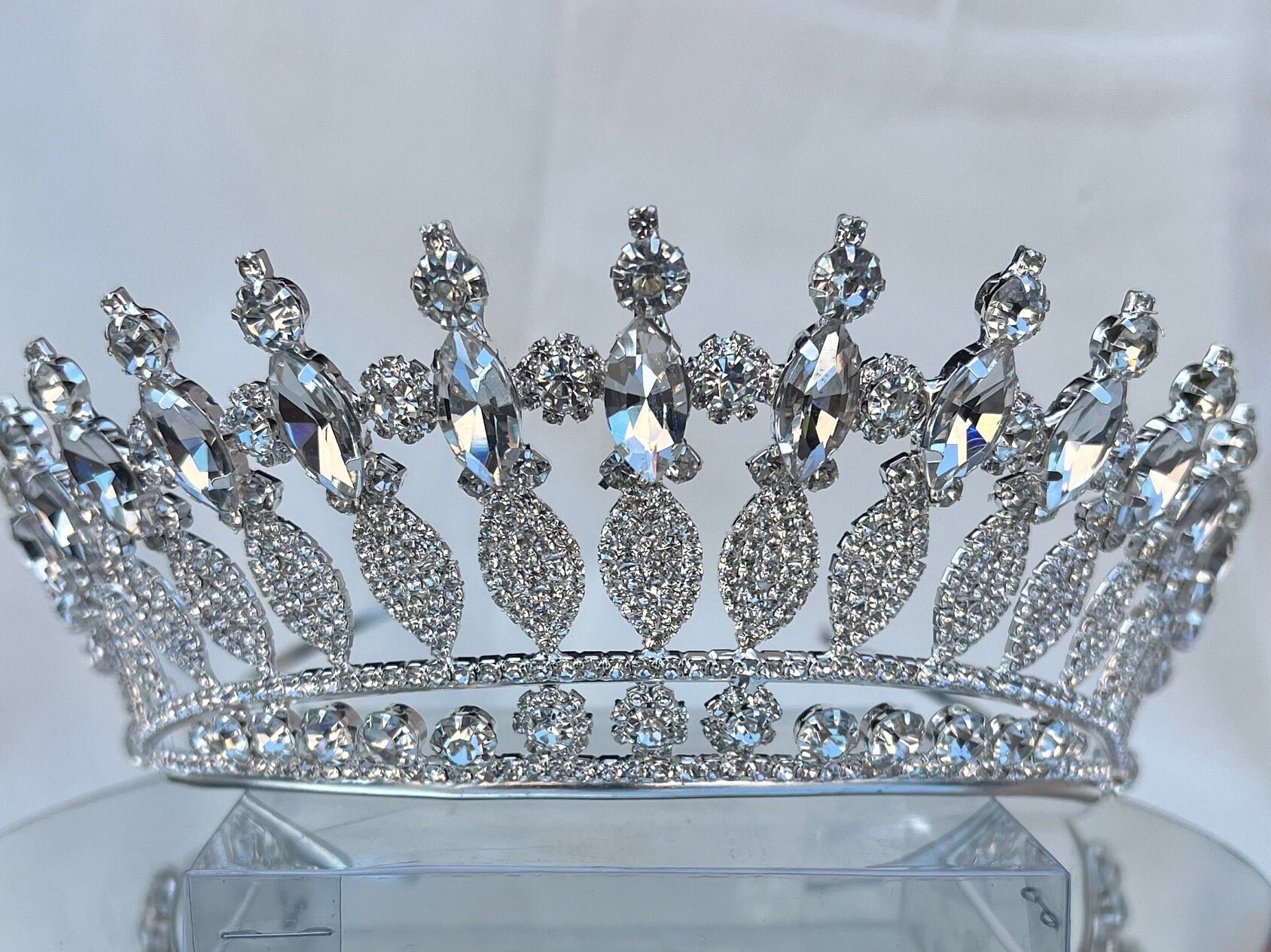 Tiara Crown Beautiful Crown Beautiful Tiara Silver Crown - Etsy