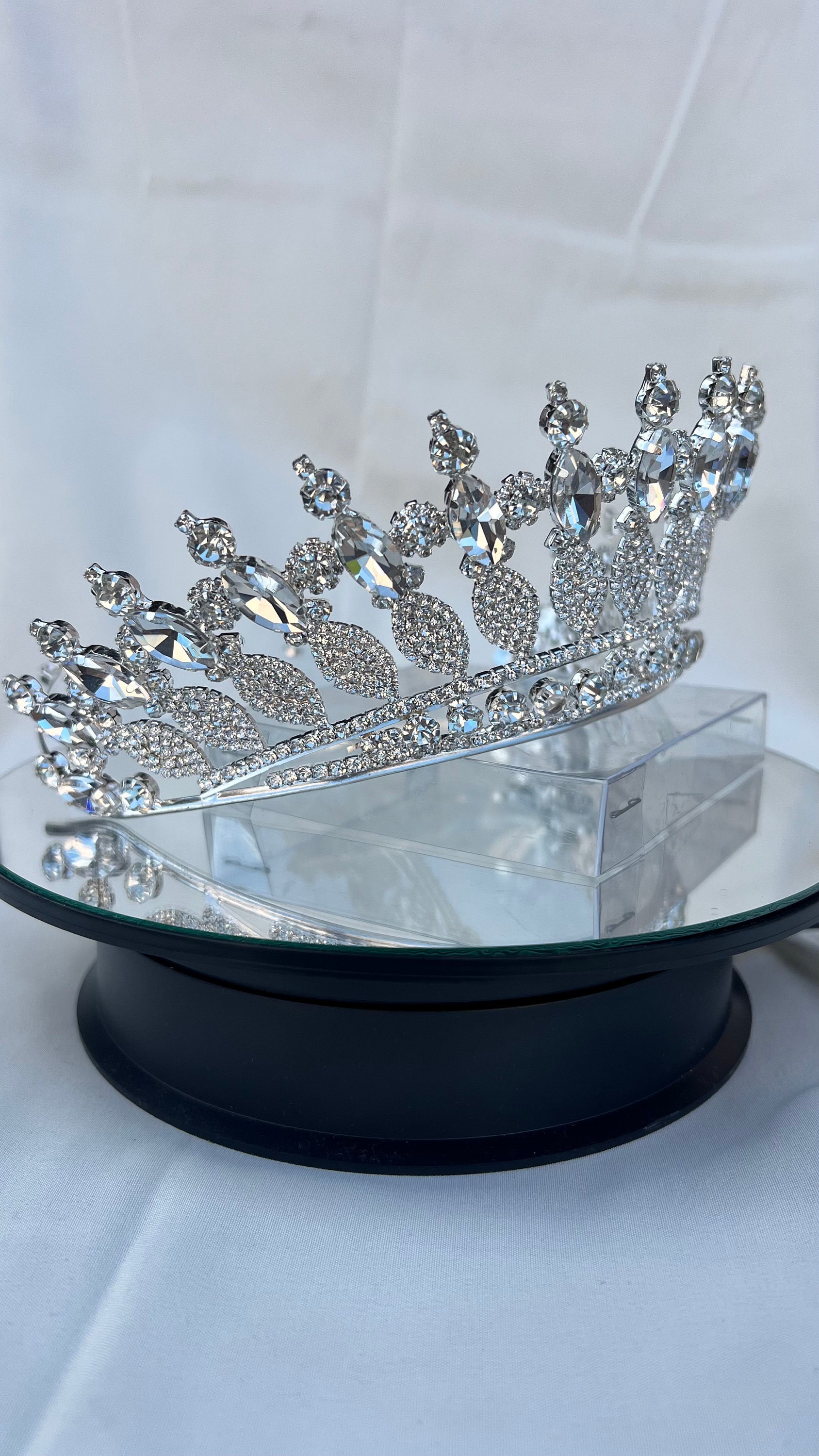Tiara Crown Beautiful Crown Beautiful Tiara Silver Crown - Etsy